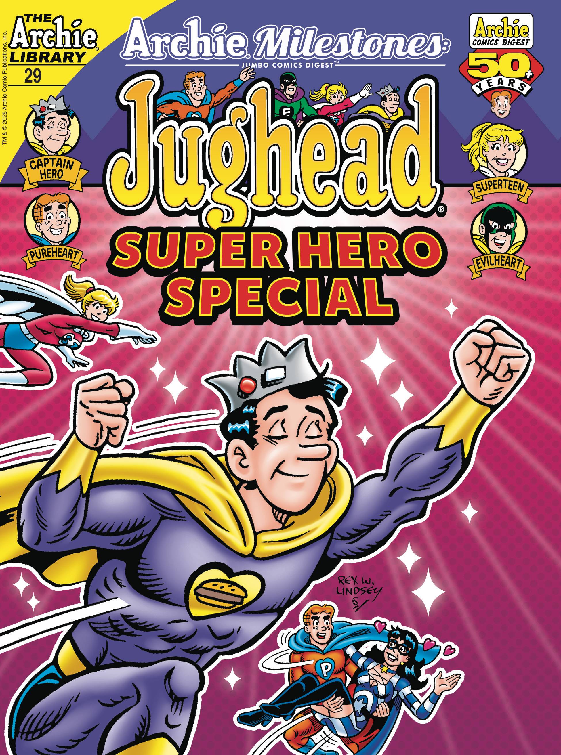 Archie Milestones Jumbo Digest c#29: Jughead's Superhero Special ...