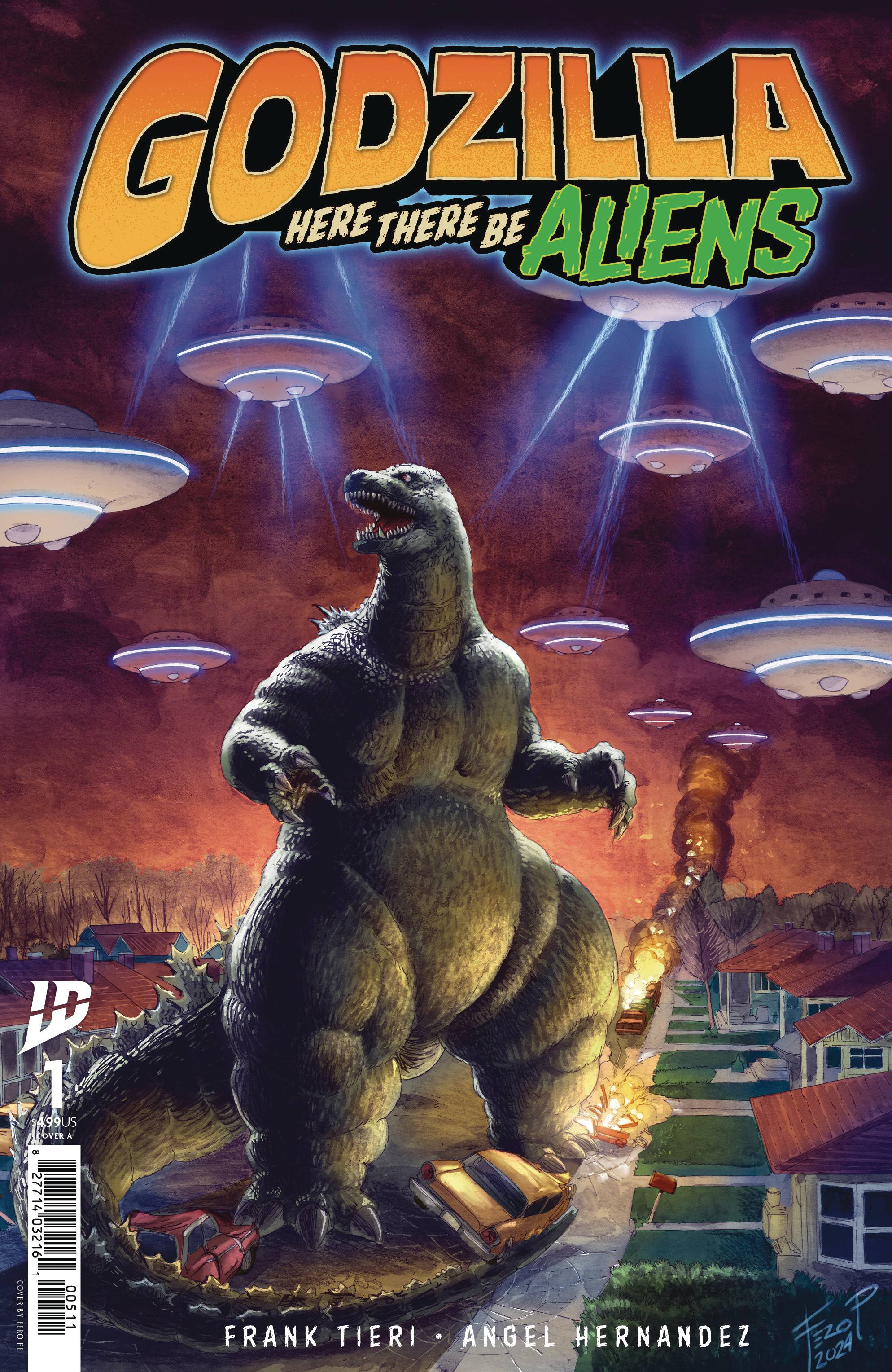 Godzilla: Here There be Aliens #1 (Pe Cover) | Fresh Comics