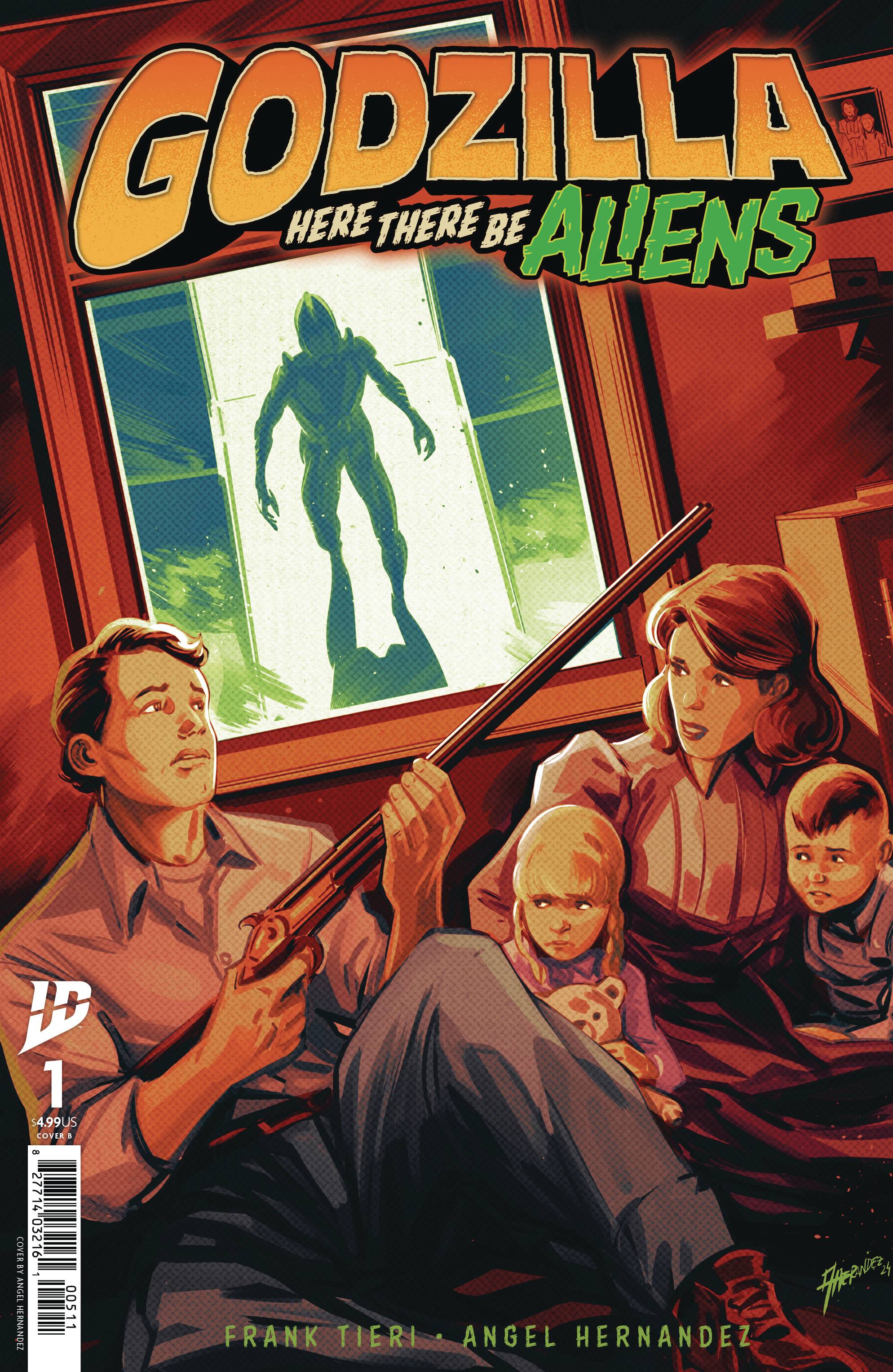 Godzilla: Here There be Aliens #1 (Hernandez Cover) | Fresh Comics