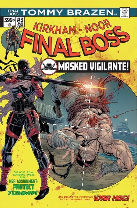 Final Boss #3 (1:100 Tyler Kirkham '70s Cover) | Fresh Comics