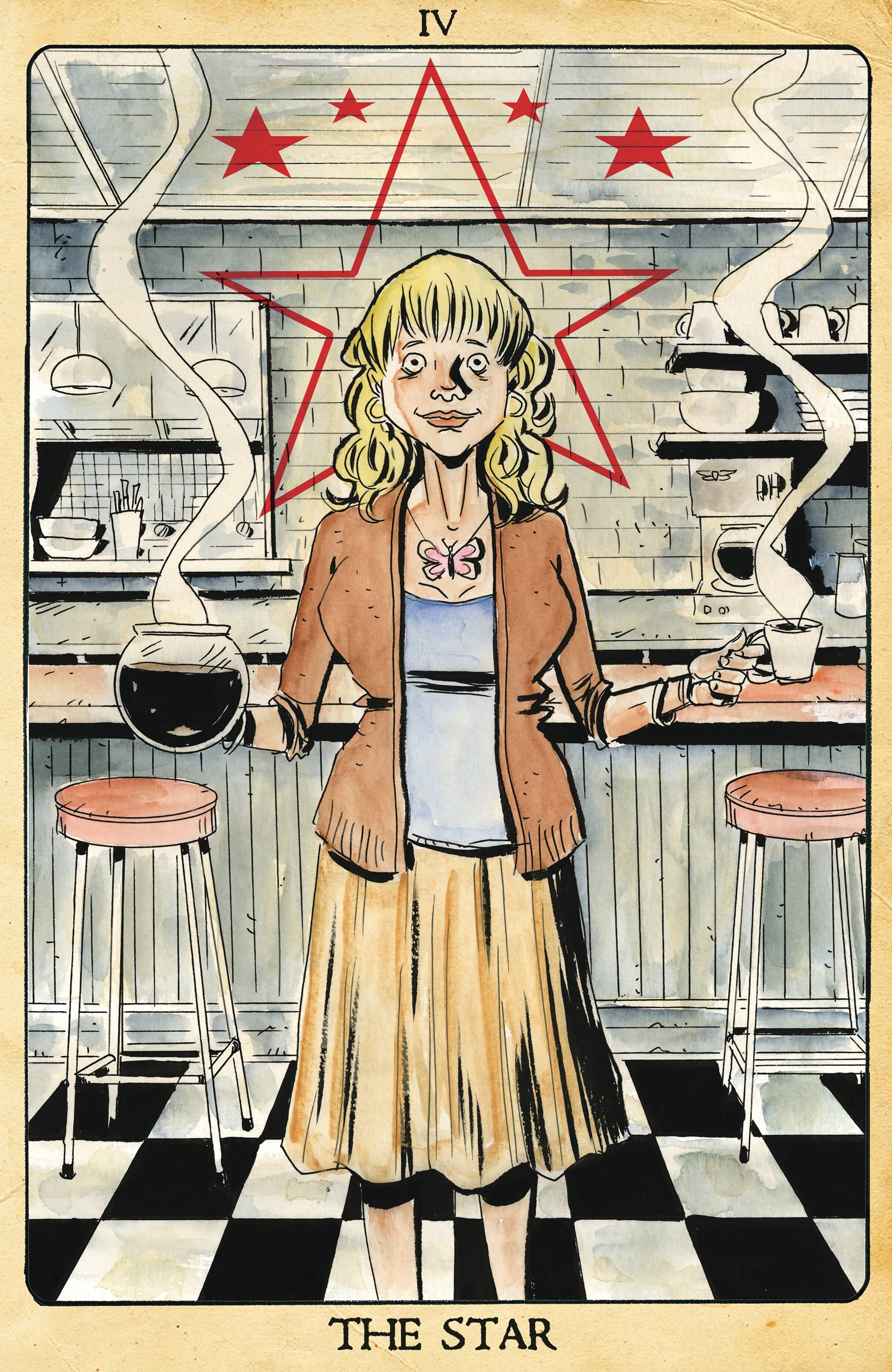 Minor Arcana #4 (Tarot Card 10 Copy Lemire Cover) | Fresh Comics