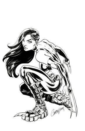 Laura Kinney: Wolverine #1 (2nd Printing 25 Copy Campbell Virgin Cover ...
