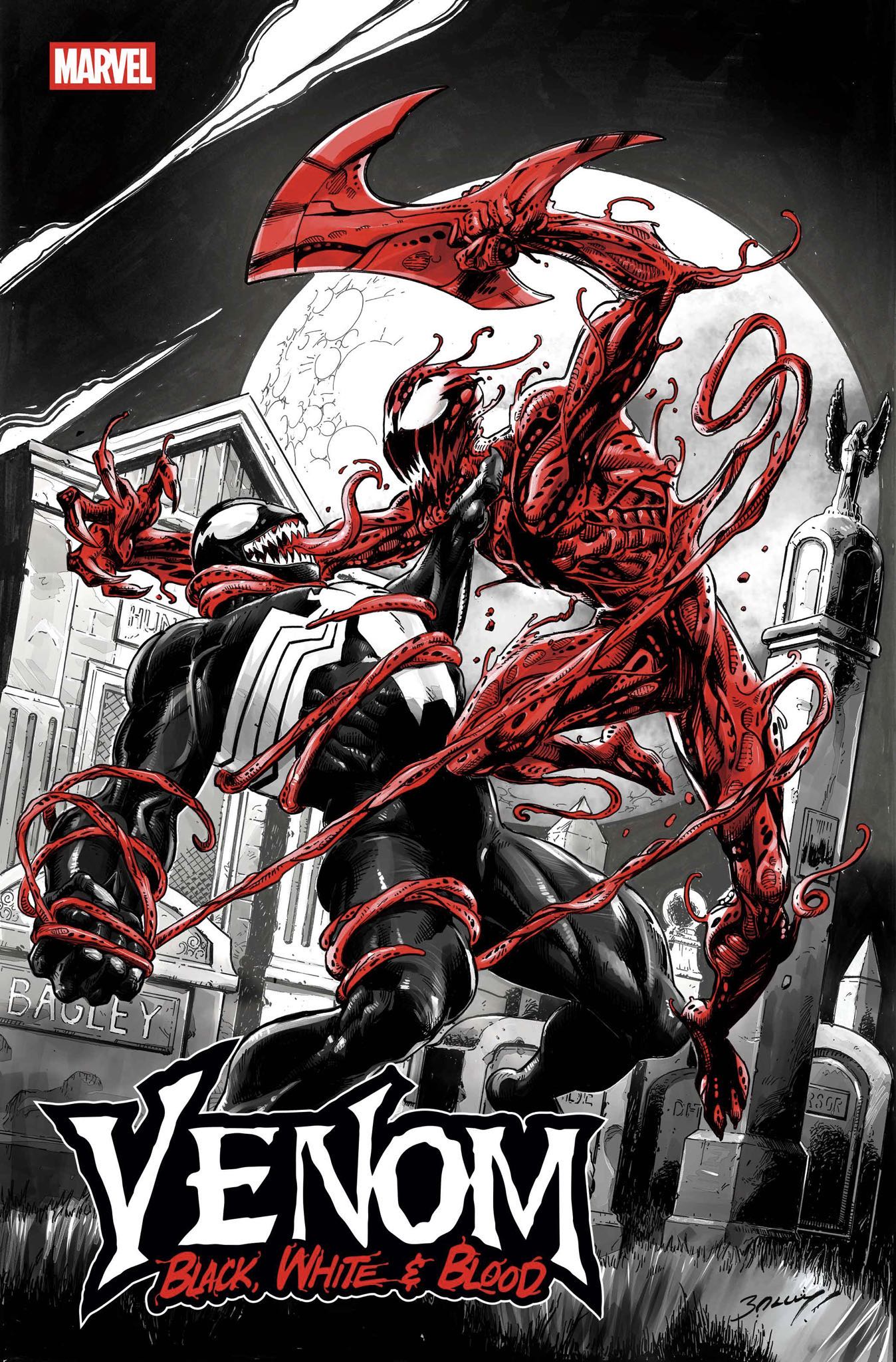 Venom: Black, White & Blood #1 (Mark Bagley Variant Cover) | Fresh Comics