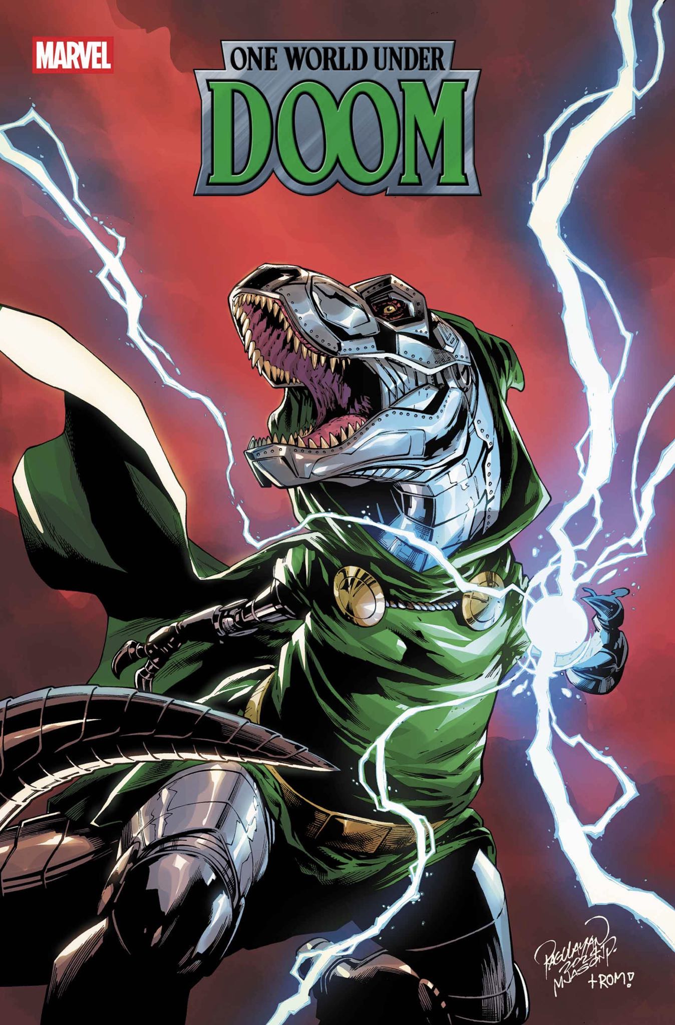 One World Under Doom #6 (Carlo Pagulayan Doomasaur Variant Cover ...