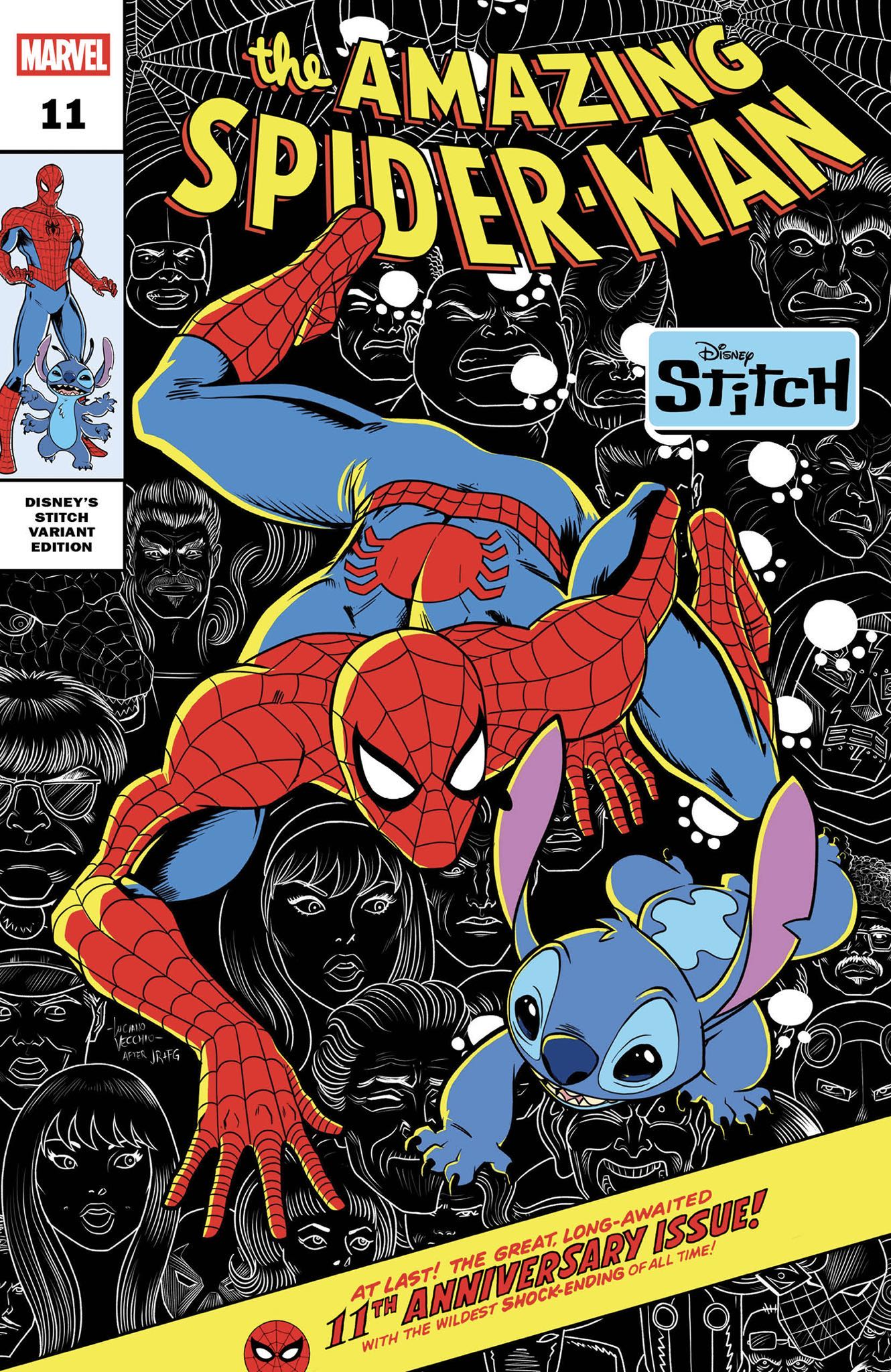 The Amazing Spider-Man #11 (Luciano Vecchio Disney Stitch Cover) | Fresh Comics