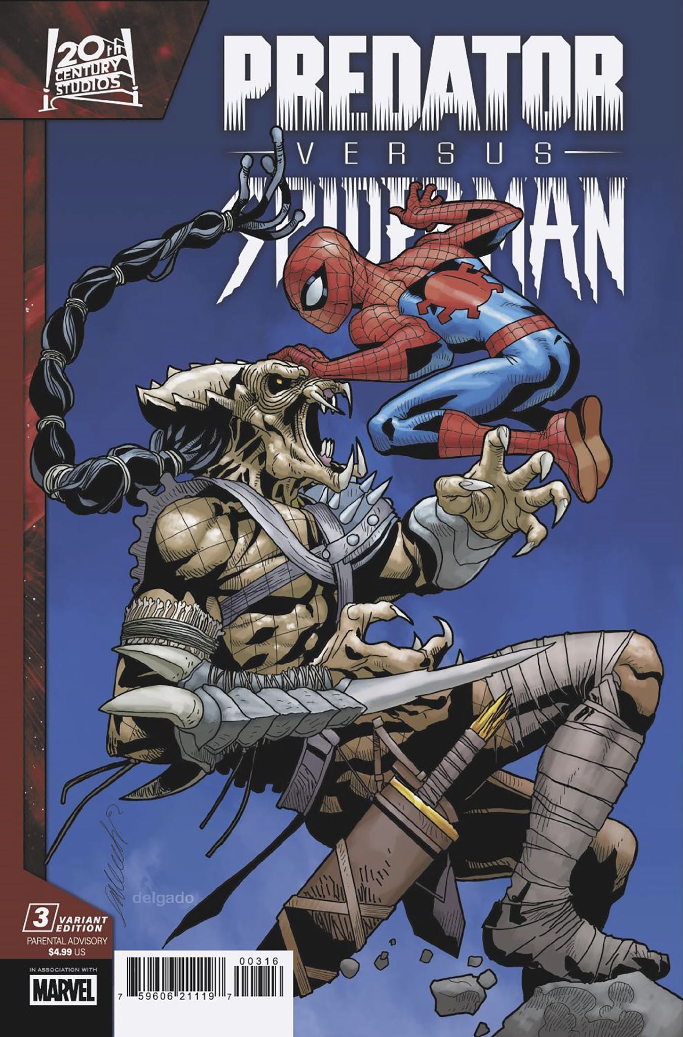 Predator vs. Spider-Man #3 (Salvador Larroca Variant Cover) | Fresh Comics
