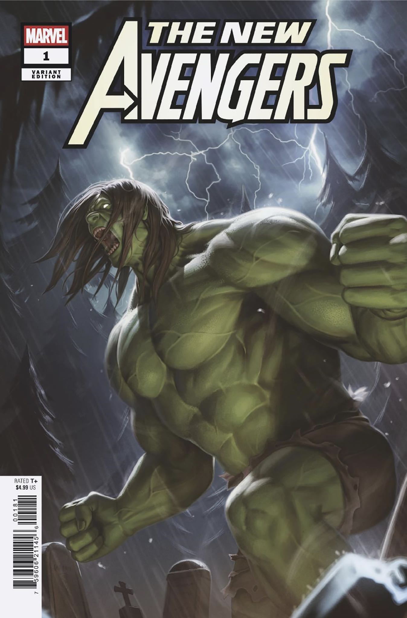 New Avengers #1 (Woo-Chul Lee Hulk Variant Cover) | Fresh Comics
