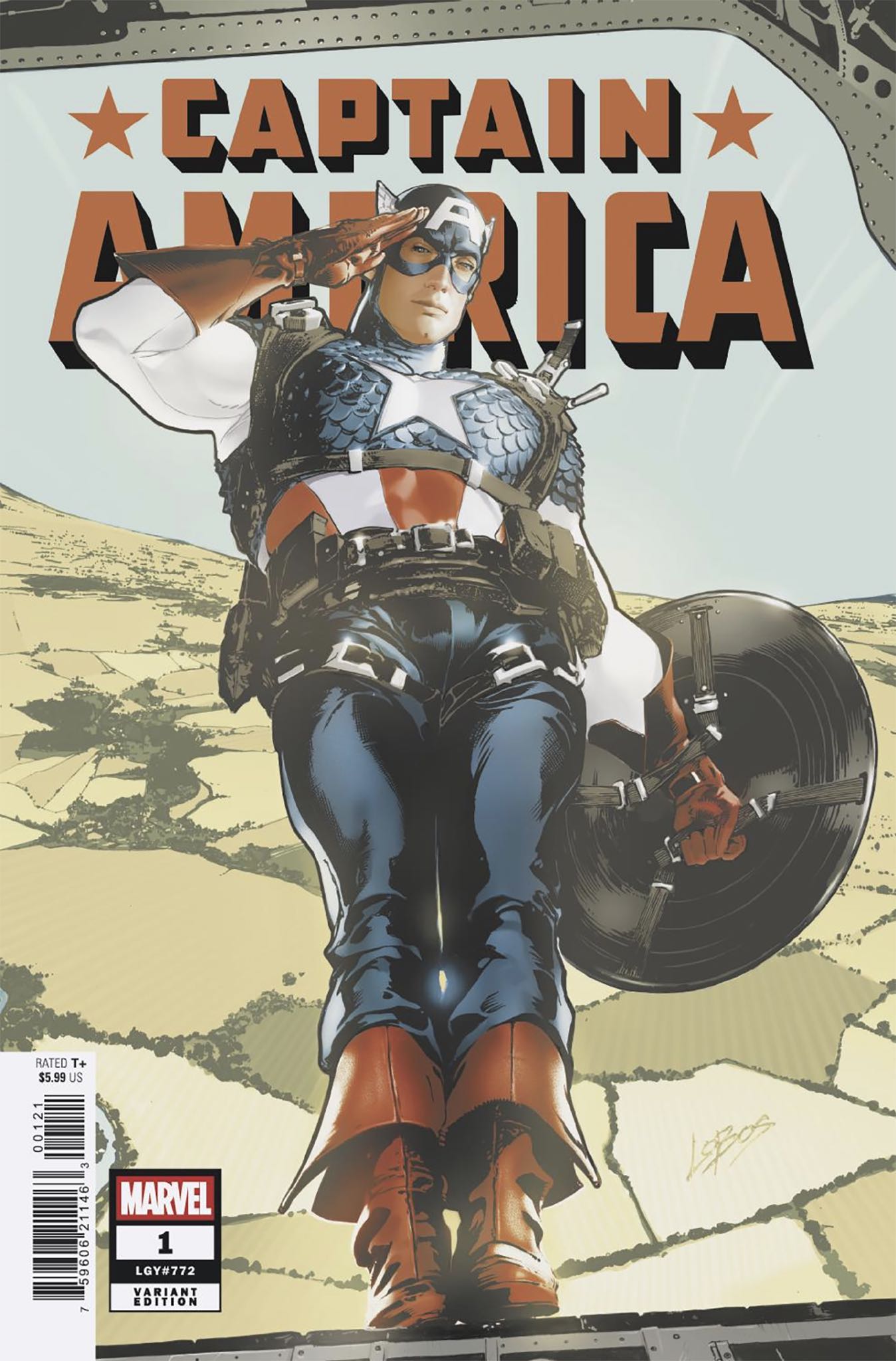 Captain America #1 (Pablo Villalobos Variant Cover) | Fresh Comics