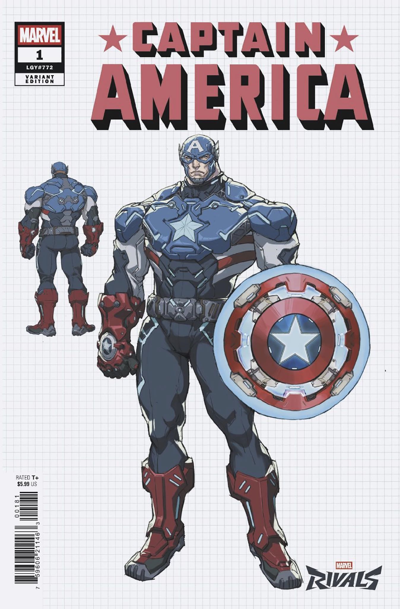 Captain America #1 (Netease Games Marvel Rivals Variant Cover) | Fresh ...