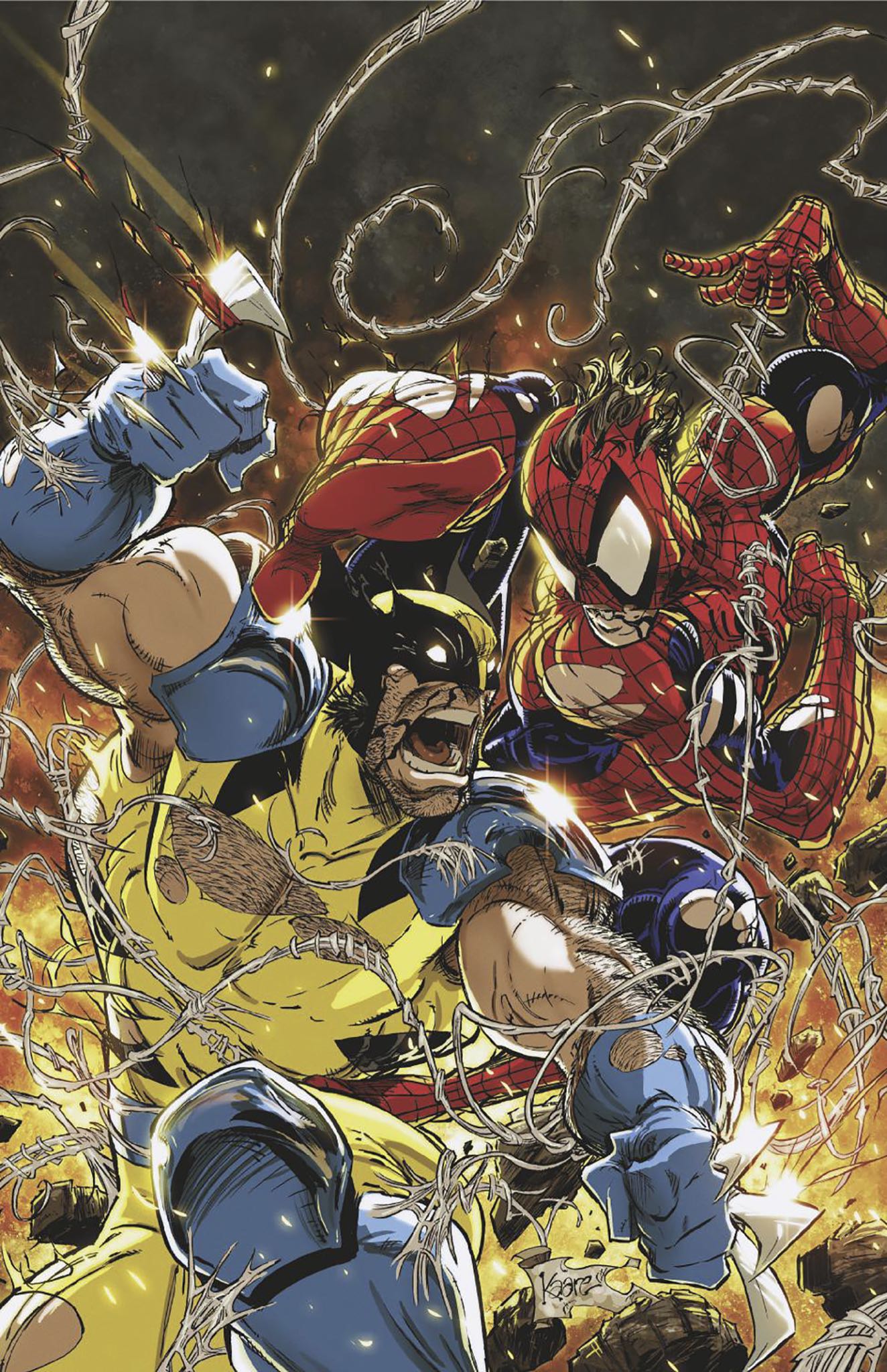 Spider-Man & Wolverine #2 (Kaare Andrews Virgin Variant Cover) | Fresh ...