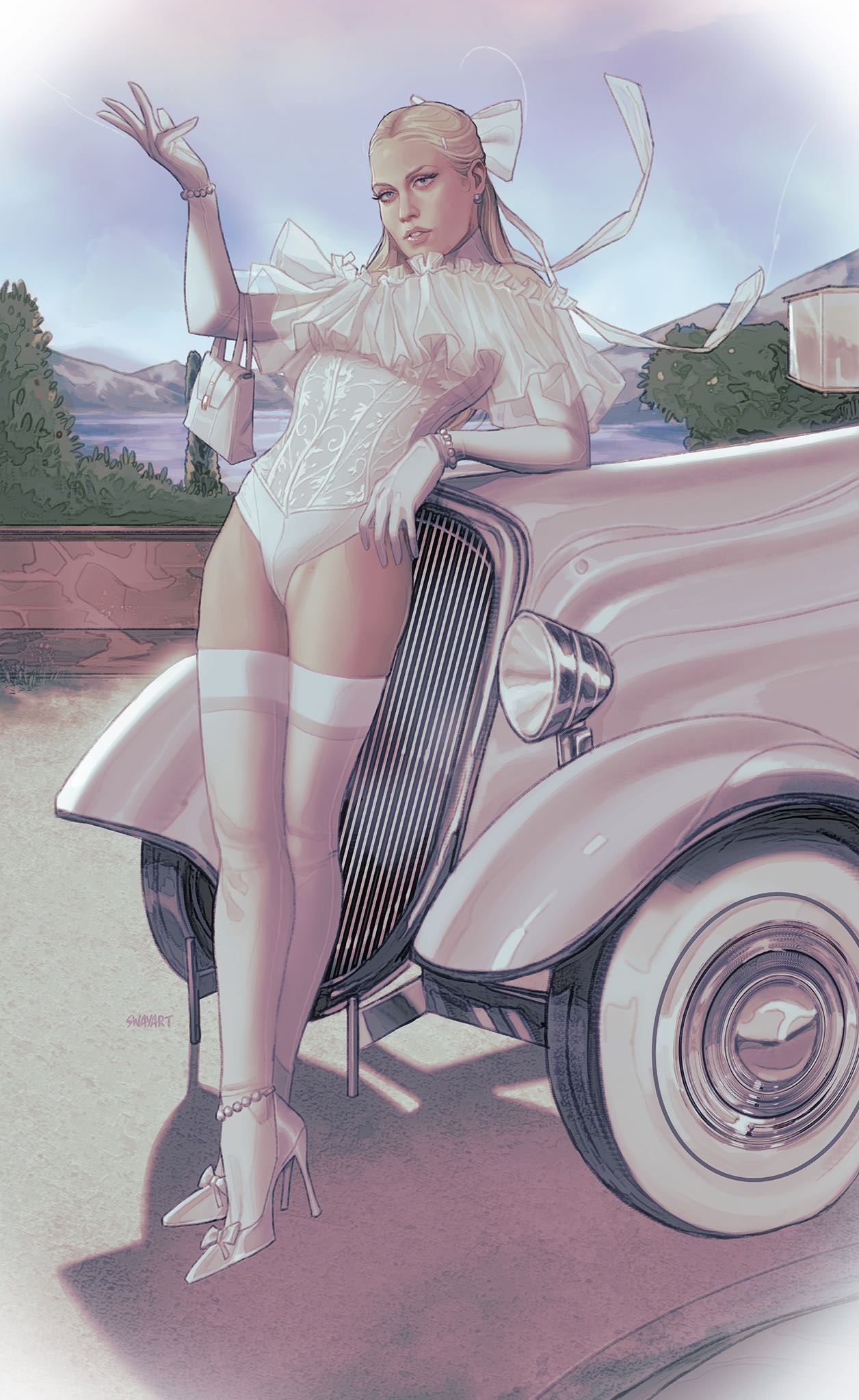 Emma Frost: The White Queen #1 (Joshua Swaby Emma Frost Virgin Variant Cover) | Fresh Comics