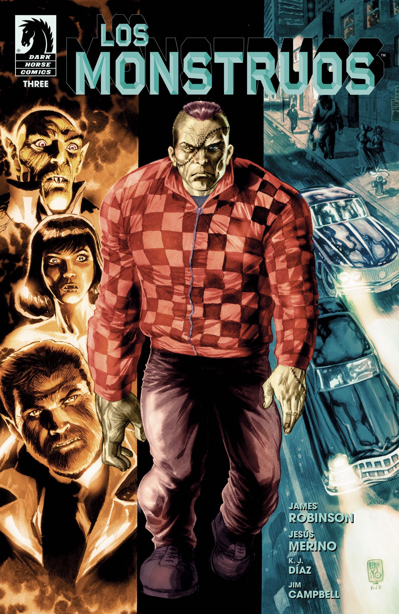 Los Monstruos #3 (Jesus Merino Cover) | Fresh Comics