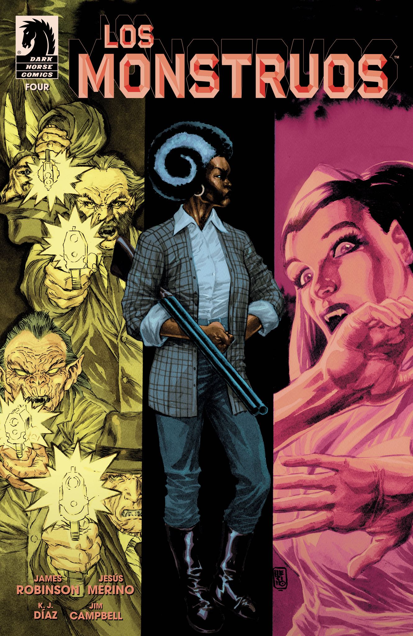 Los Monstruos #4 (Jesus Merino Cover) | Fresh Comics