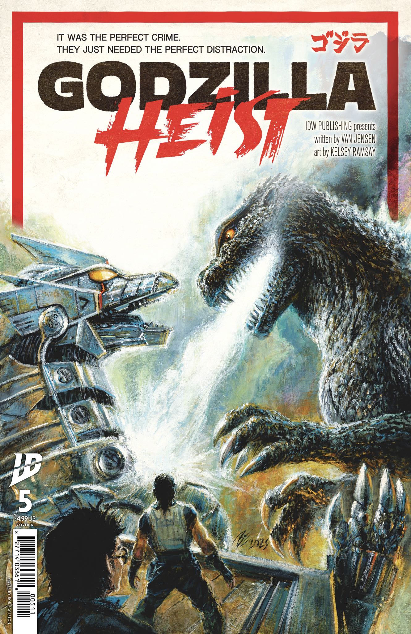 Godzilla: Heist #5 (Eggleton Cover) | Fresh Comics