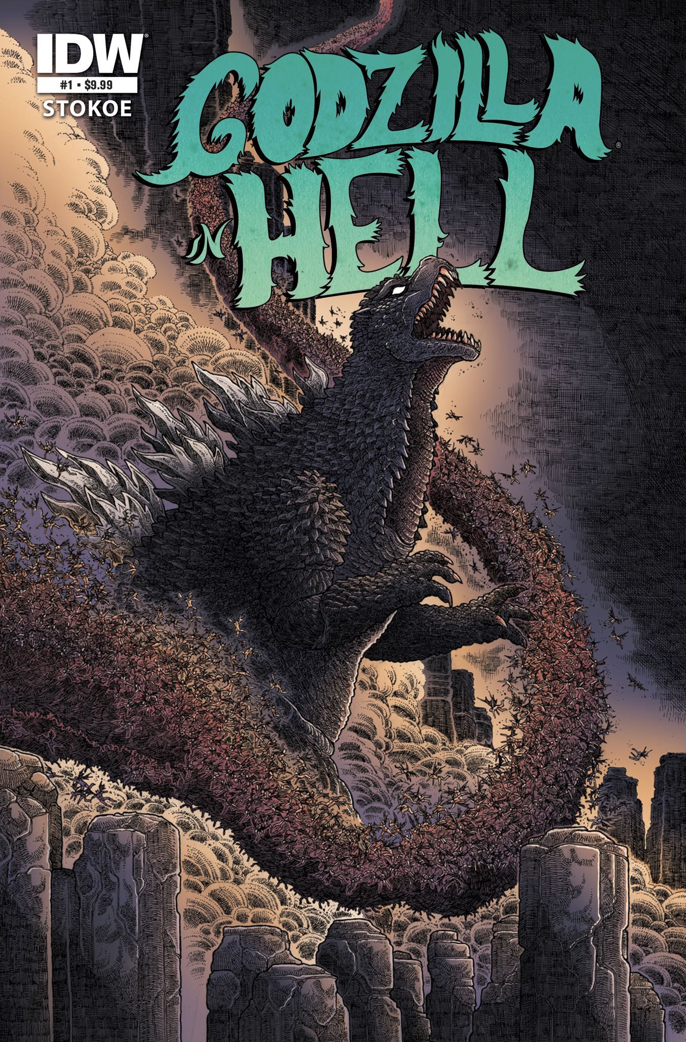 Godzilla: 70th Anniversary Foil Classics - Godzilla in Hell #1 (Stokoe ...
