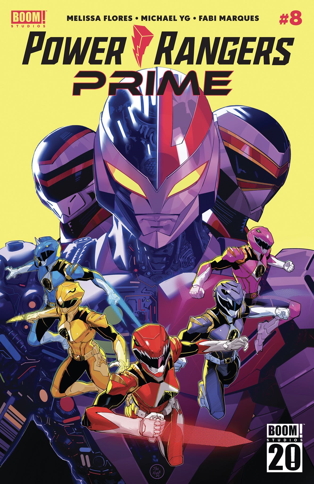 Power Rangers Prime #8 (Mora Cover) | Fresh Comics