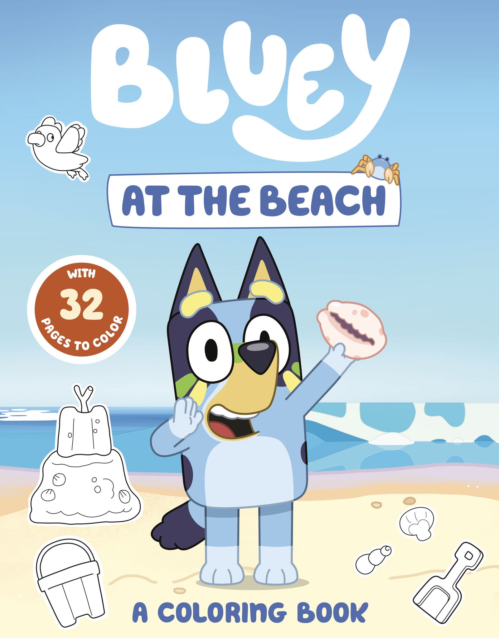 Bluey: At The Beach (Coloring Book) | Fresh Comics