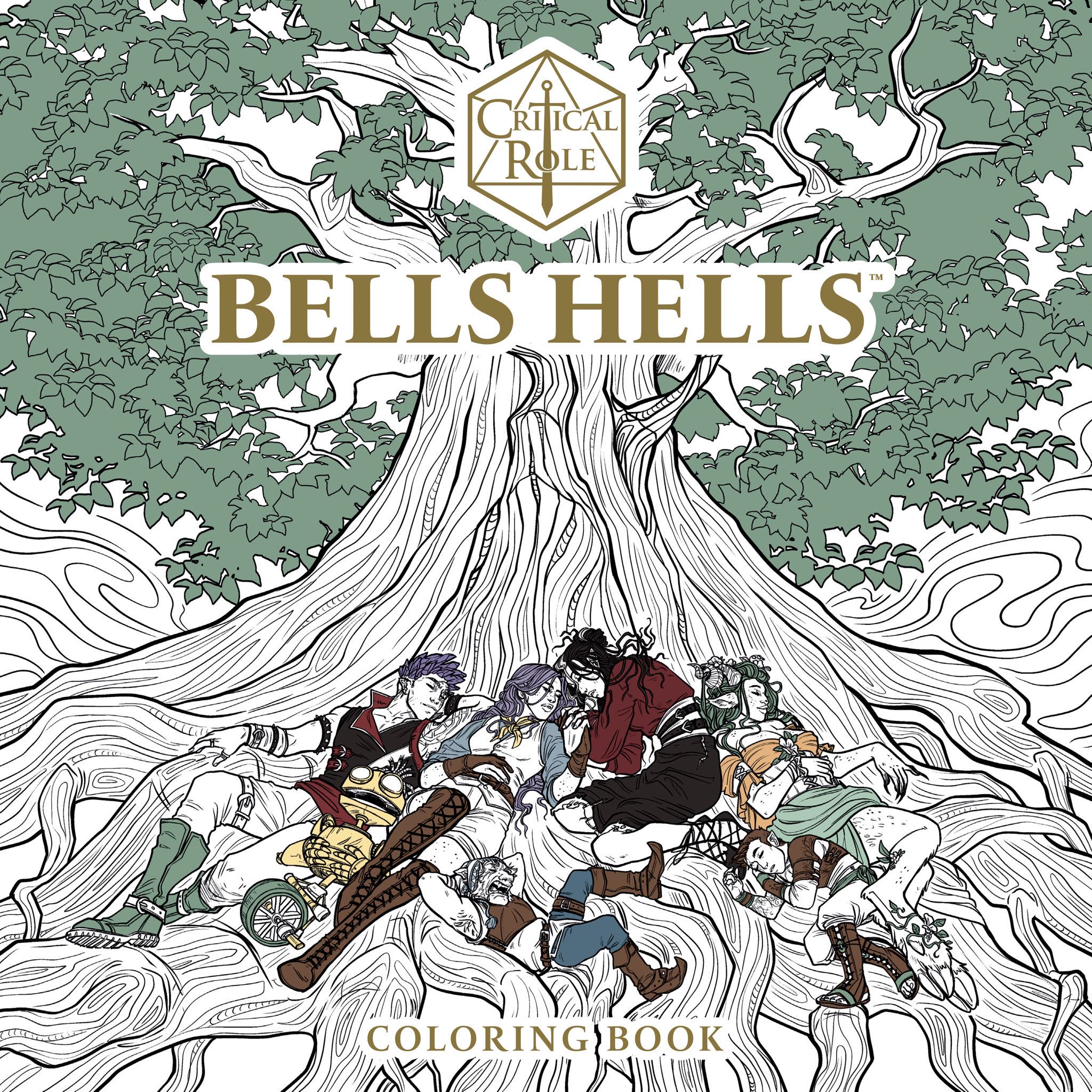 Critical Role: Bells Hells Coloring Book | Fresh Comics