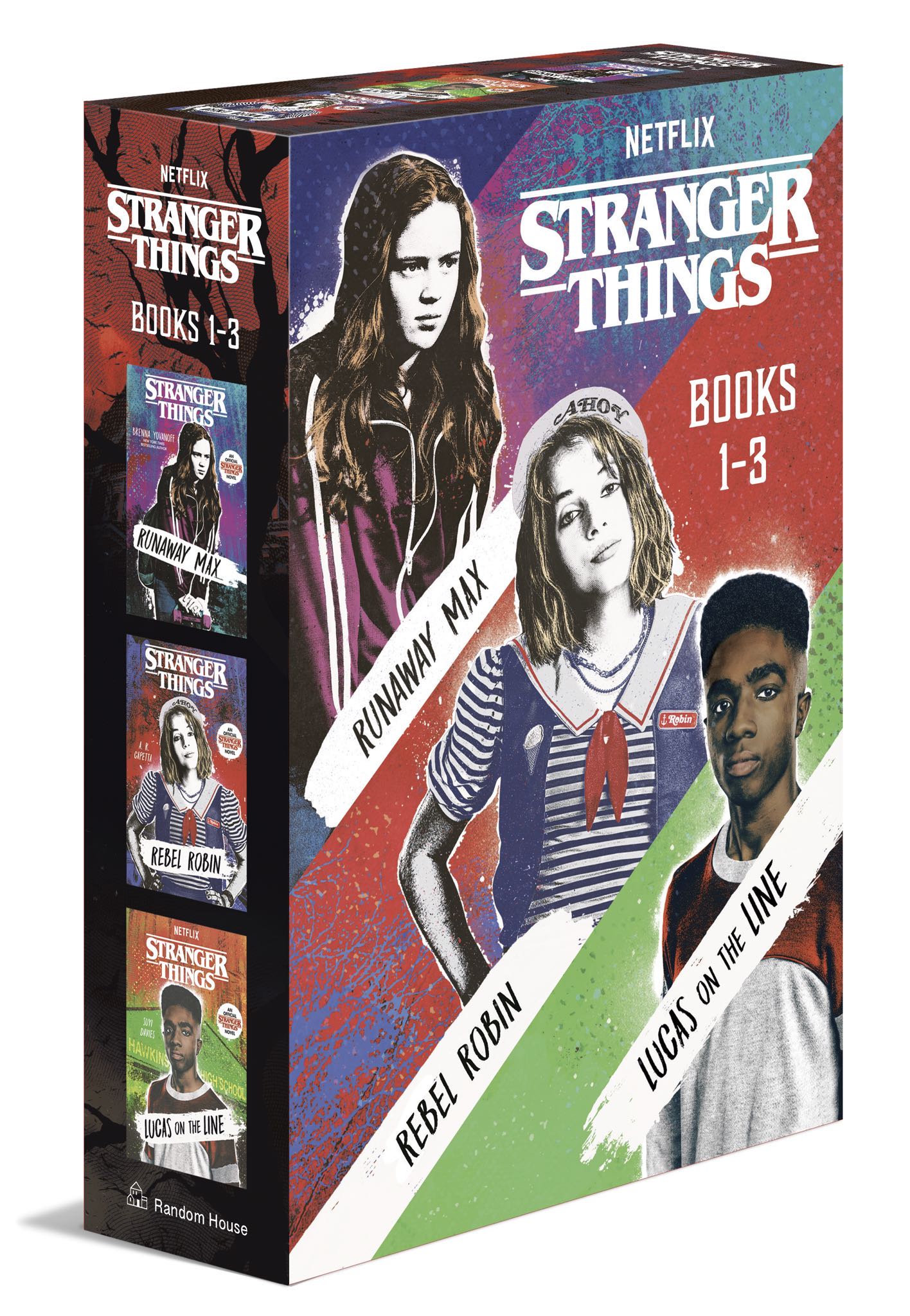 Stranger Things Books 1-3: Runaway Max, Rebel Robin, and Lucas on the ...