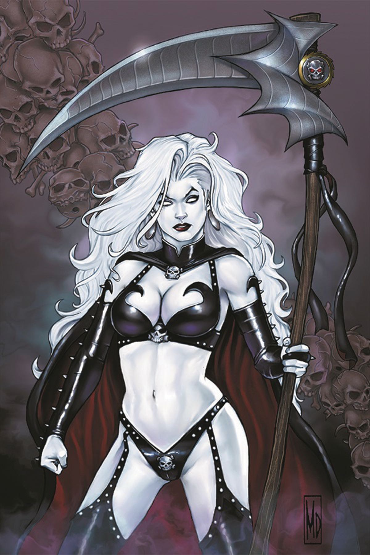 Lady Death Rules Signed With Print Fresh Comics