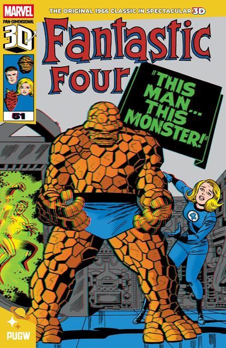 Fantastic Four #51: This Man, This Monster (Pan Dimensional 3D Edition ...